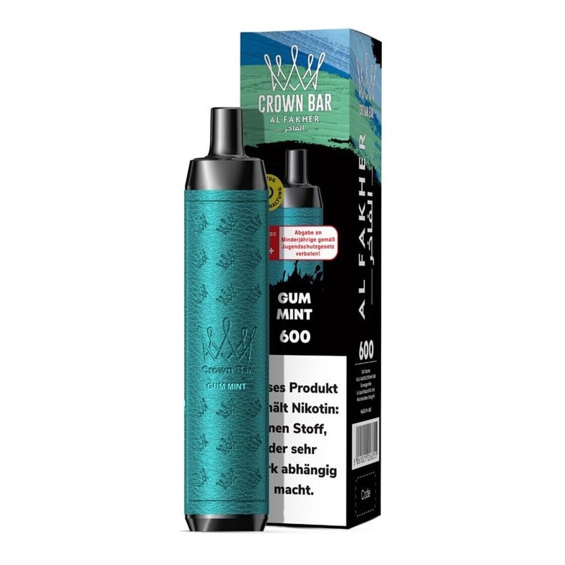 Al Fakher Crown Bar 600 - Gum Mint | Einweg Vape